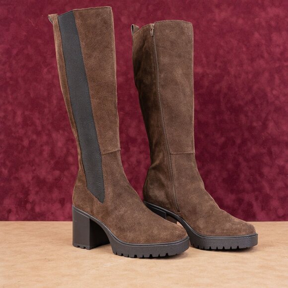 Steve Madden | Shoes | Steve Madden Wmn Deegan Brown Suede Platform ...